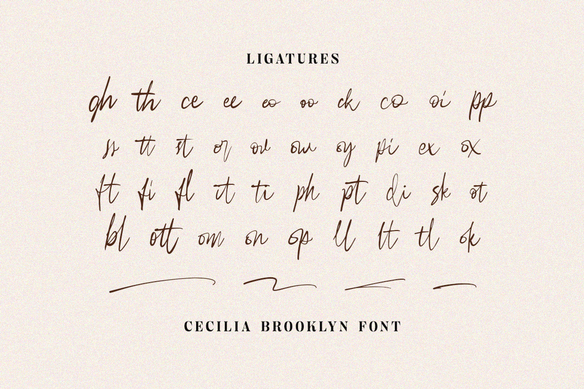 Cecilia Brooklyn - HandwrittenScript, a Script Font by Letterhend Studio