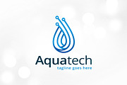 Aqua Technology Logo Template, a Branding & Logo Template by ...