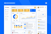 School Management Admin Dashboard, an UI Kit Template by peterdraw