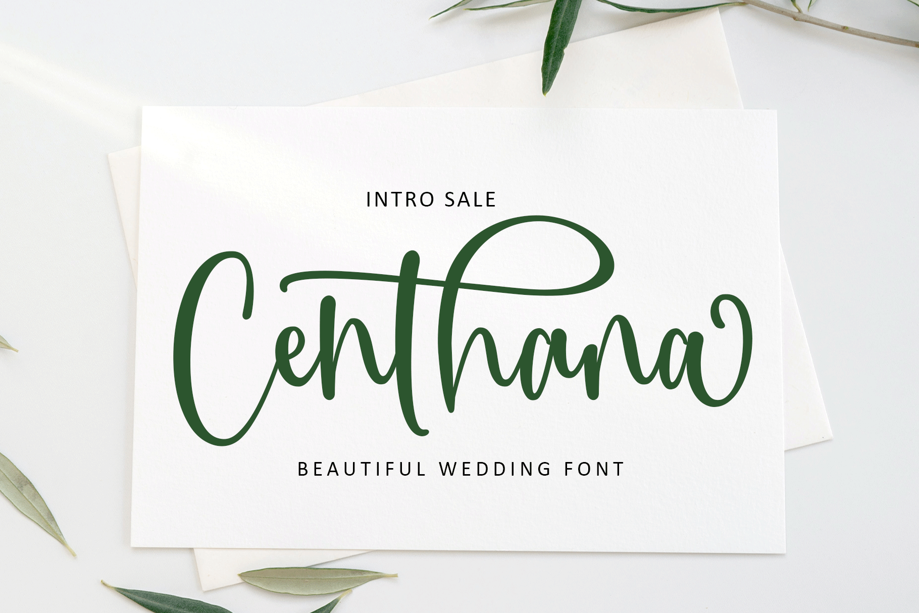 Centhana 30%OFF, a Script Font by Meutuwah | Creative Market