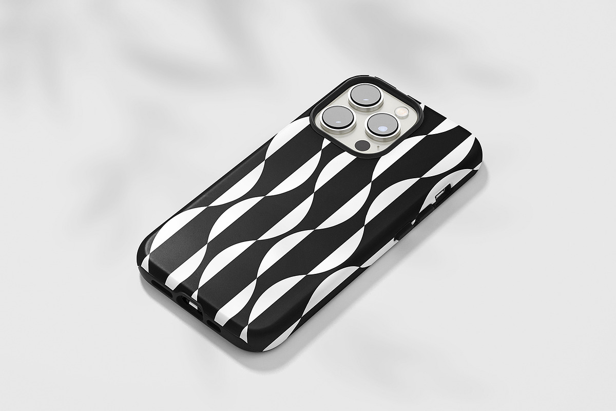 Wavy Geometric Pattern, a Graphic by MalyskaStudio
