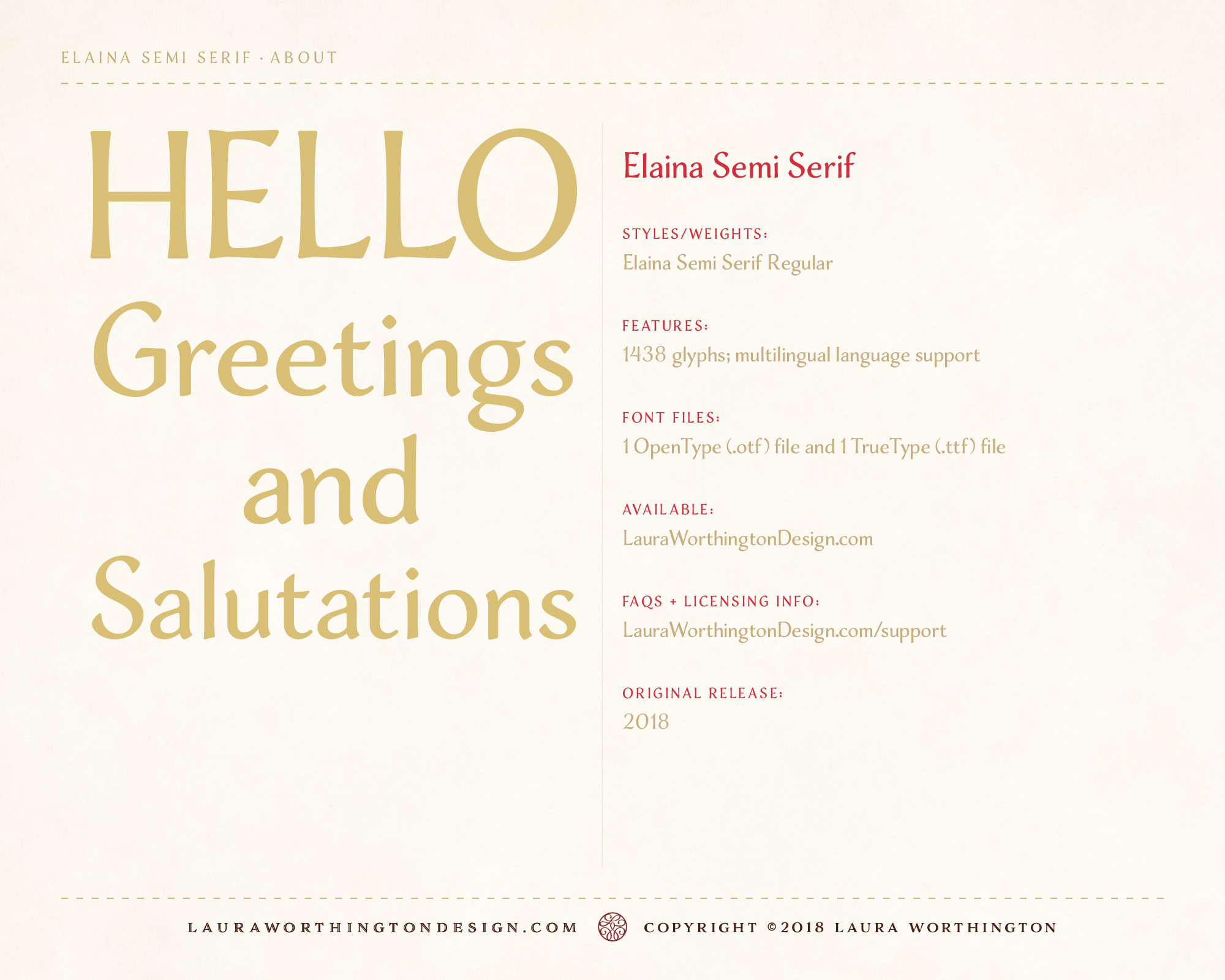 Elaina Semi-Serif | Serif Fonts ~ Creative Market