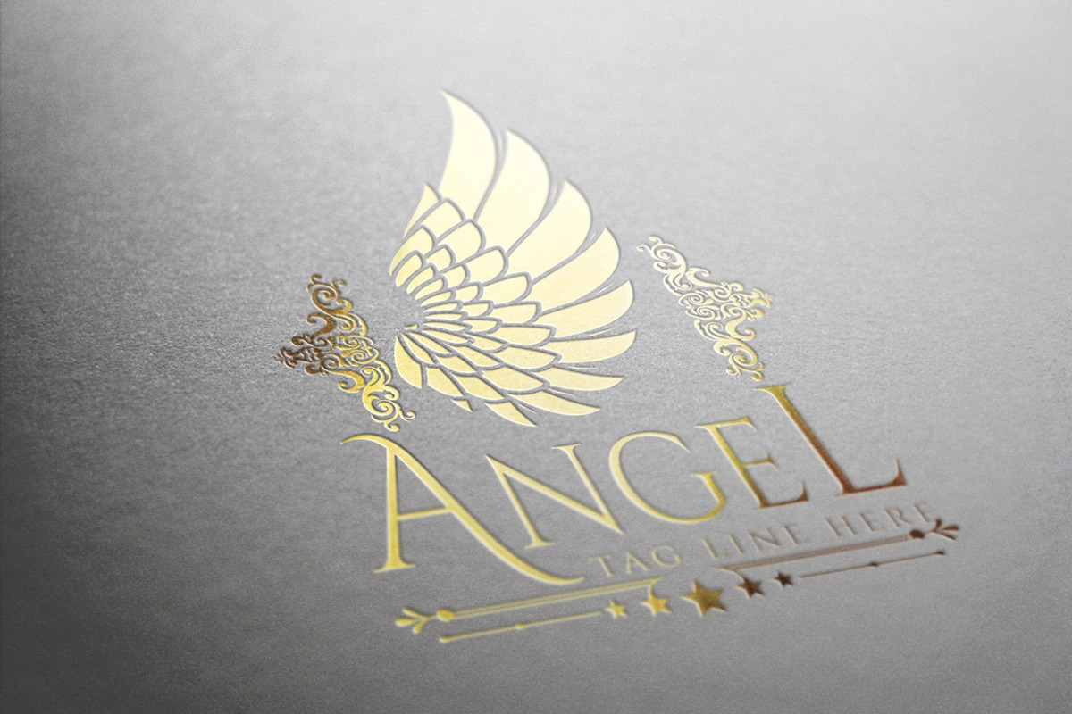 Angel Logo, a Branding & Logo Template by Machel Design