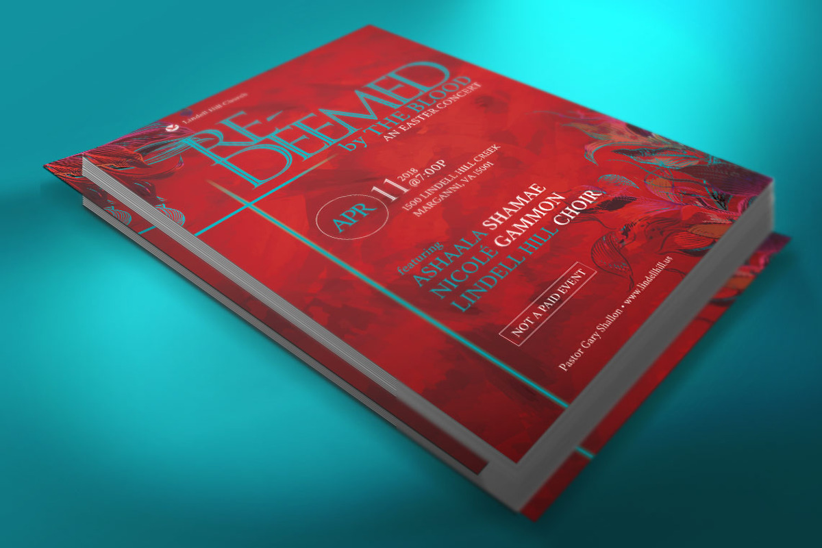 Redeemed Easter Flyer Poster, a Flyer Template by Godserv Designs ...