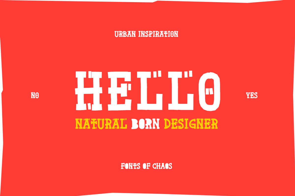 Natural Born Designer - font, a Script Font by David is Creative ...