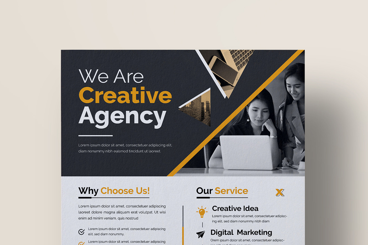 Marketing Flyer Layout Design