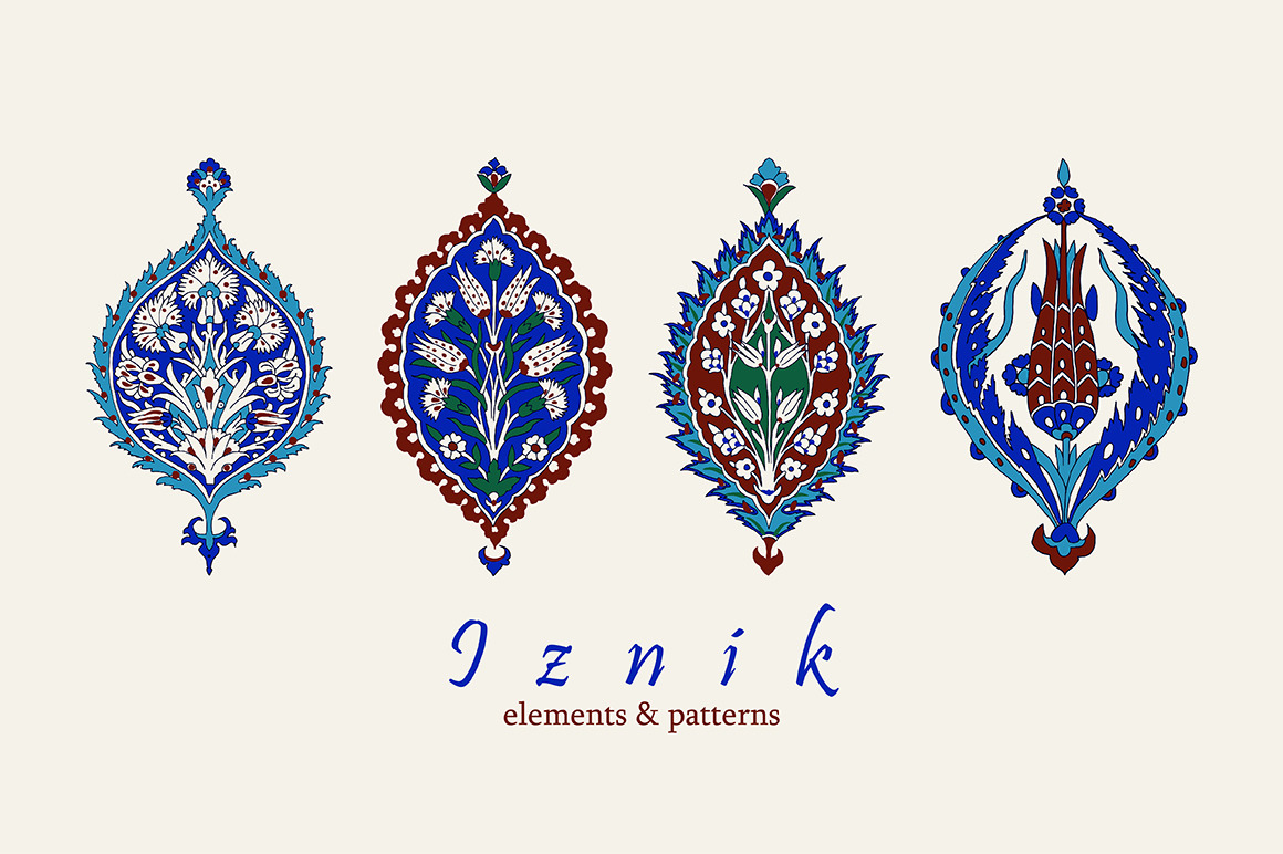Vector Iznik Collection | Decorative Illustrations ~ Creative Market