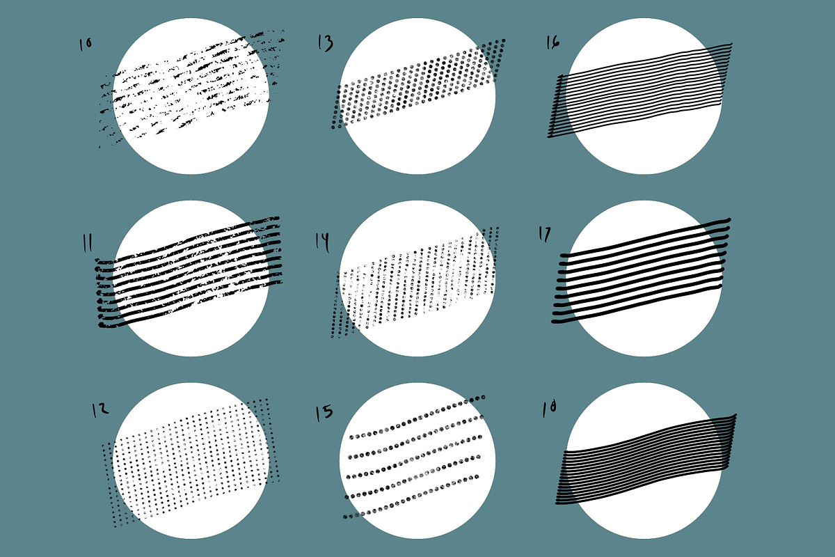 Hatching Procreate Brushes
