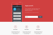 App Launch, a Bootstrap Template by launchpage