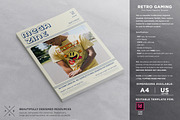 Retro Gaming Magazine Template, a Magazine Template by Andre28