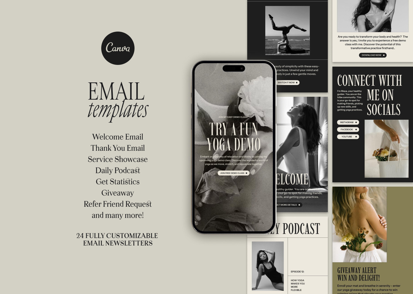 Evania| Canva Email Templates, an Email Template by Real Eden ...