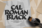 Cal Roman Black, a Font by Posterizer KG | cal roman black font free ...