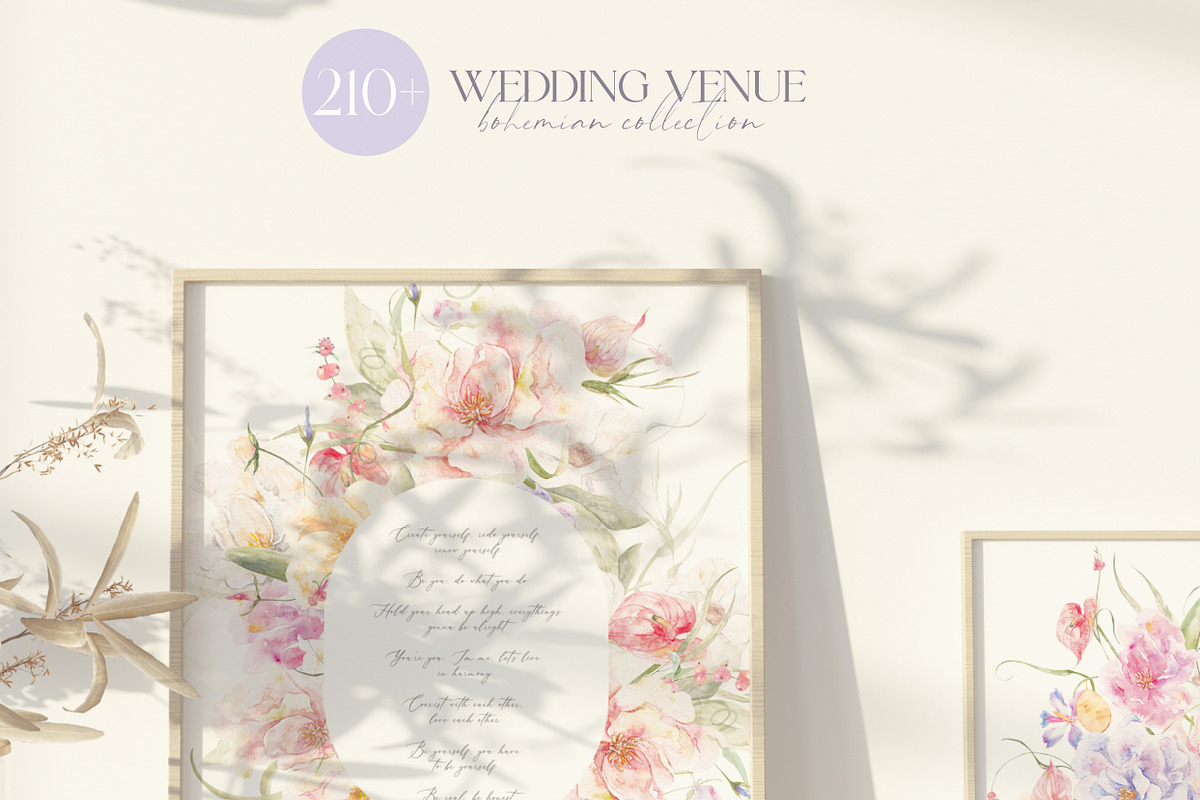 Wedding Venue - Bohemian collection, an Illustration by SCHÉRI
