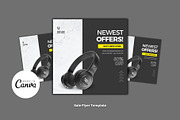 Headphones Sales Flyer Template, a Social Media Template by MK Creatives