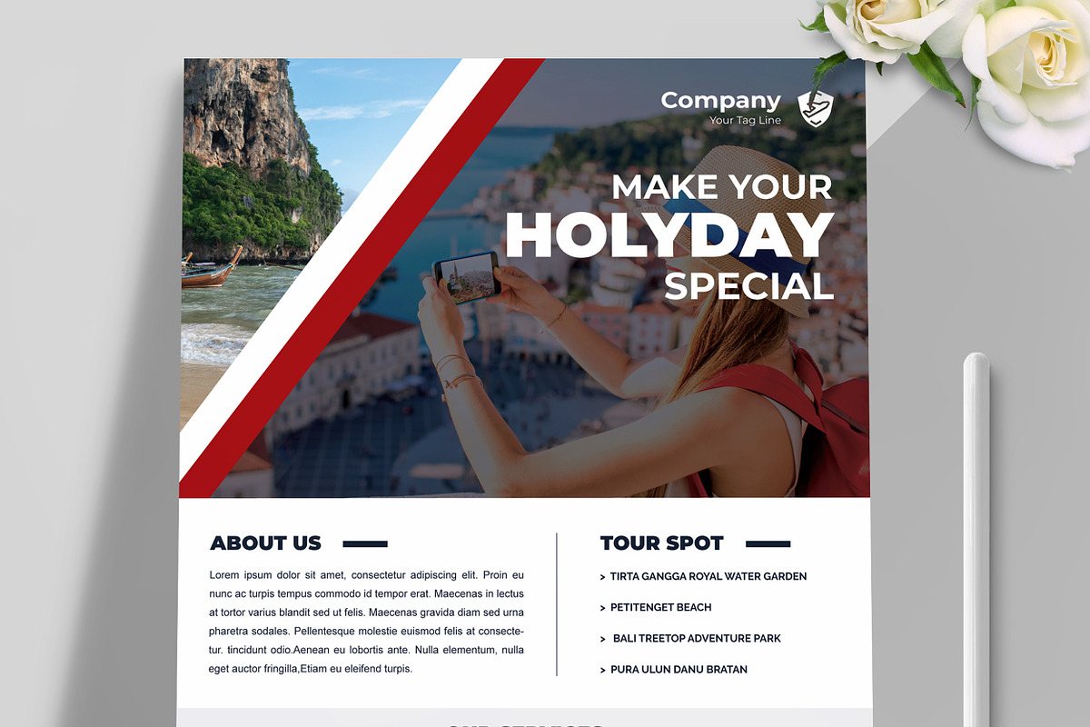 Holiday Flyer Template | Creative Market