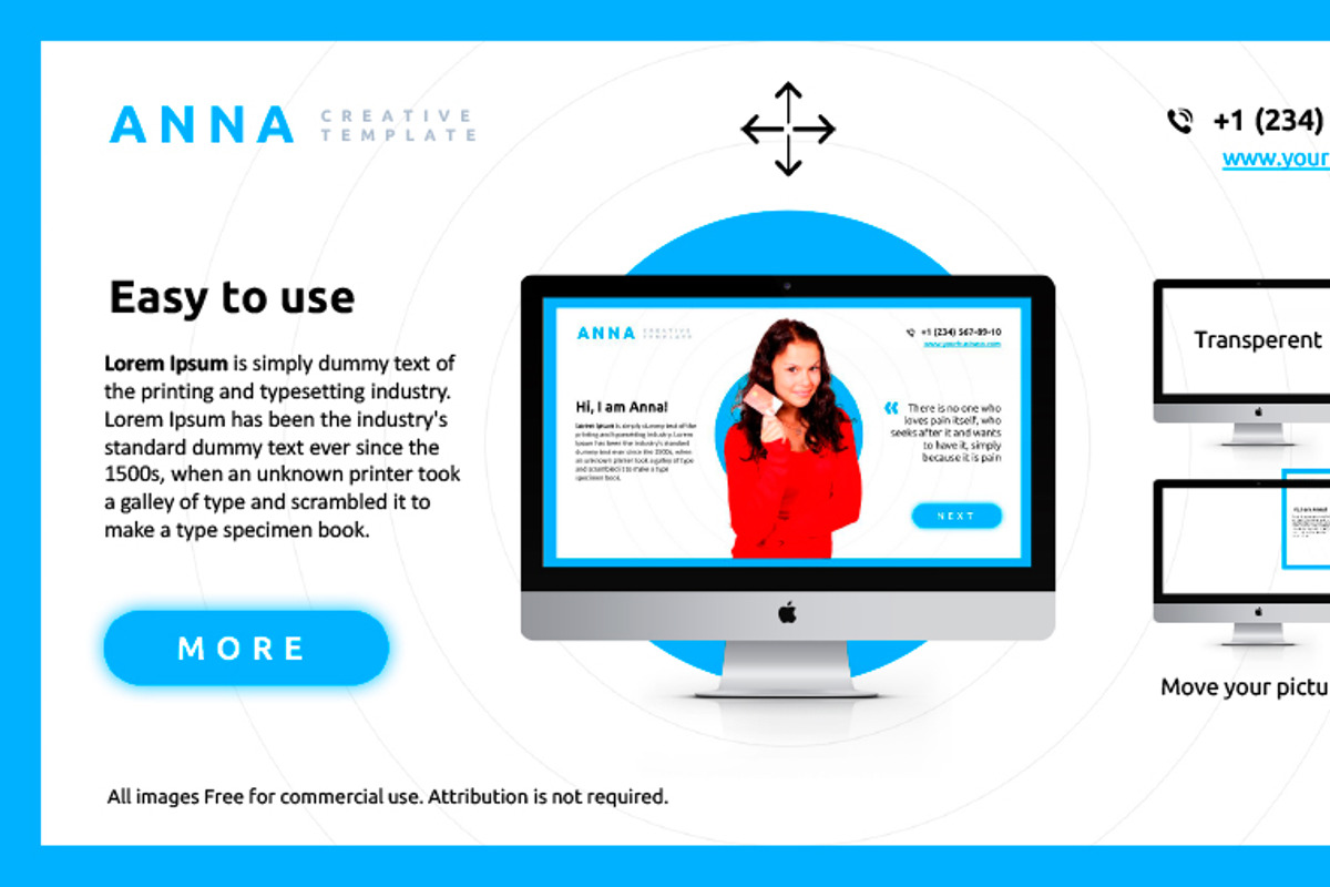 ANNA - creative powerpoint template, a Presentation Template by neudaxin