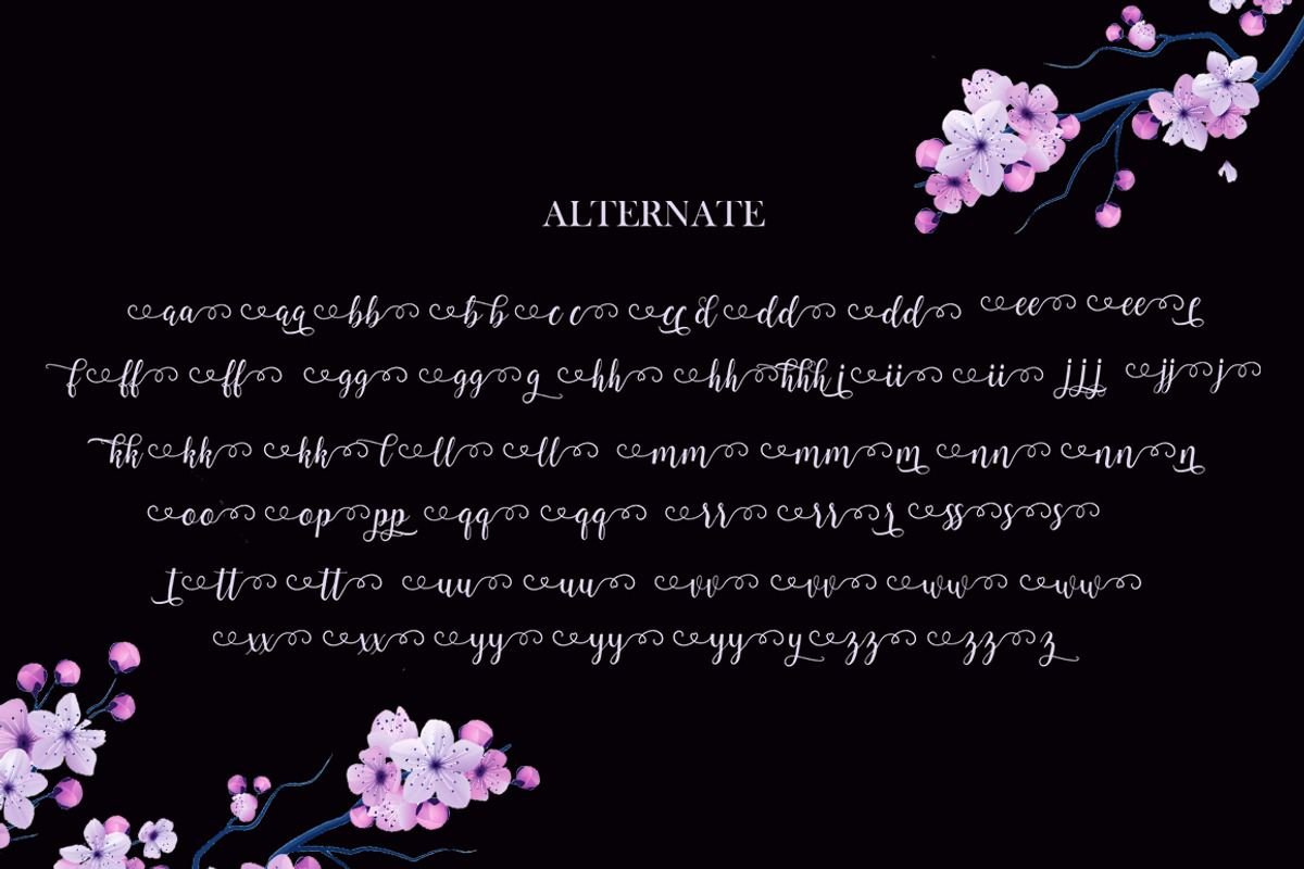 Malika Script, a Script Font by Encolab