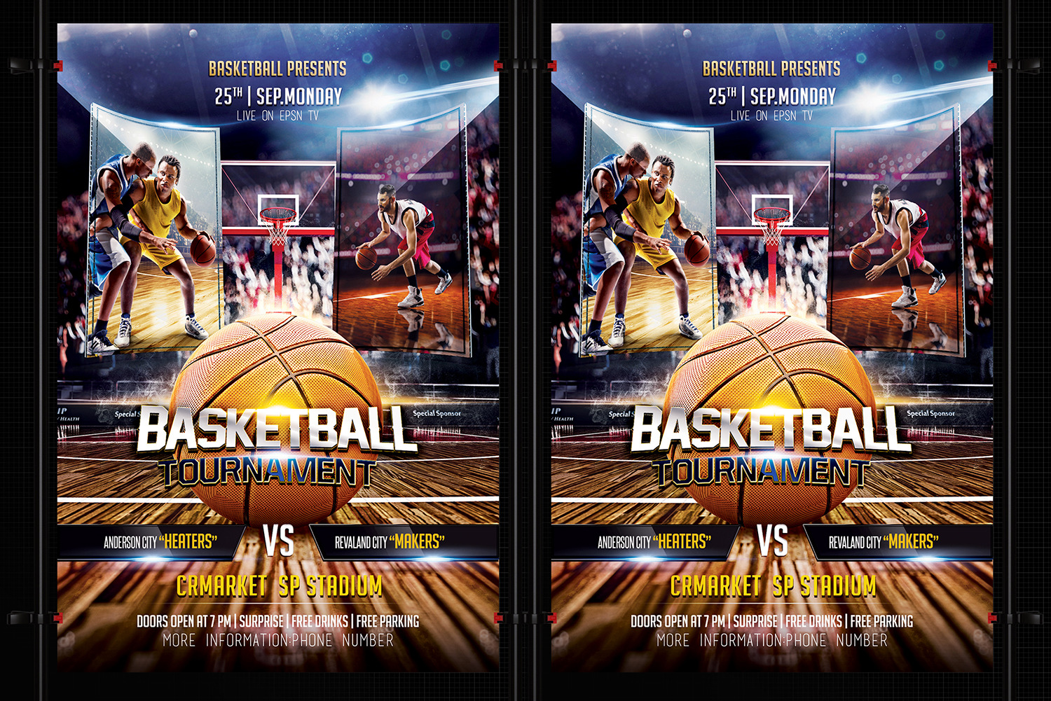 Basketball Flyer Template, a Flyer Template by Basez Flyers