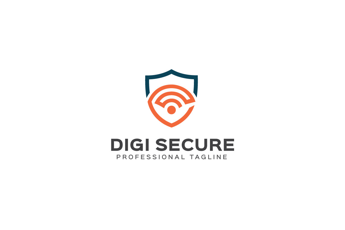 Digi Secure Logo Template, a Branding & Logo Template by Logo20