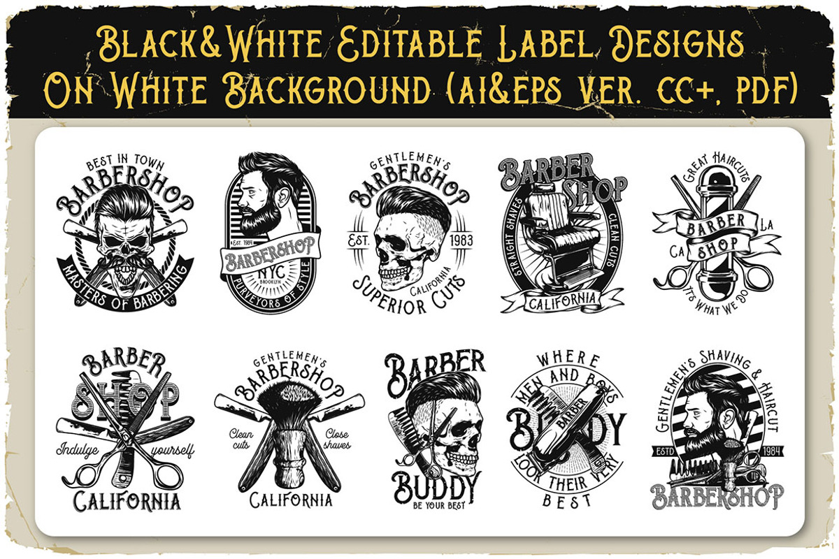 Barber Buddy Display Font, a Serif Font by JumboDesign