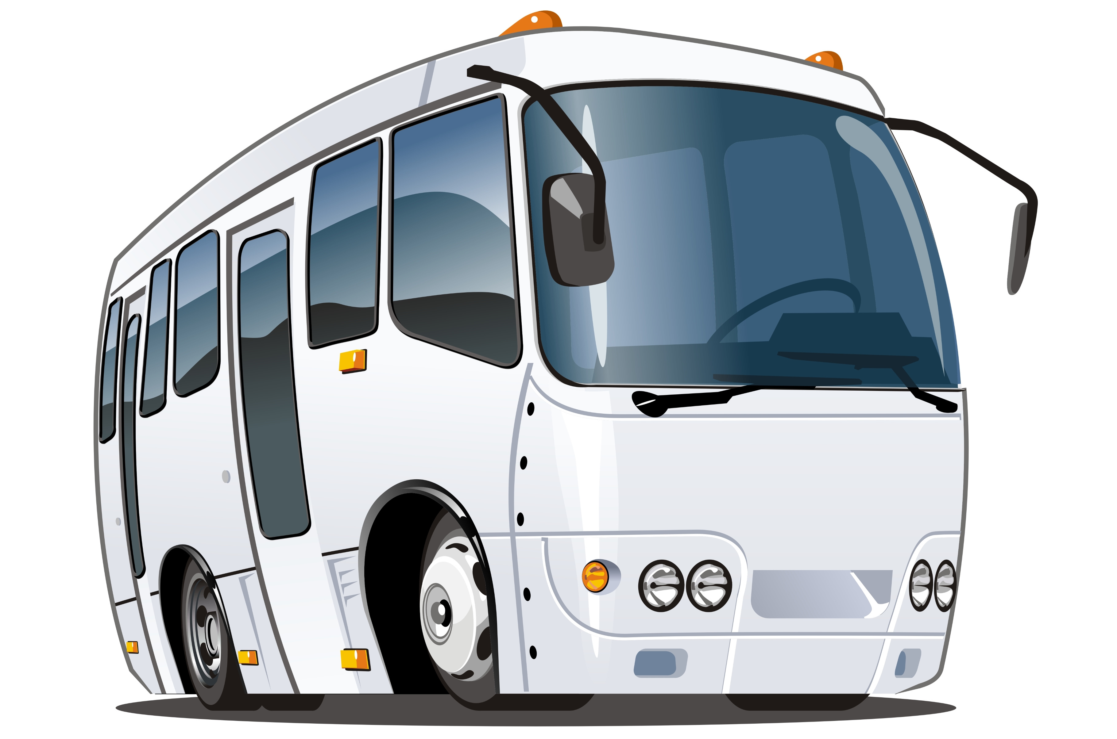 Cartoon bus | Transportation Illustrations ~ Creative Market