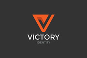Victory Letter V Logo, a Branding & Logo Template by BitByChip