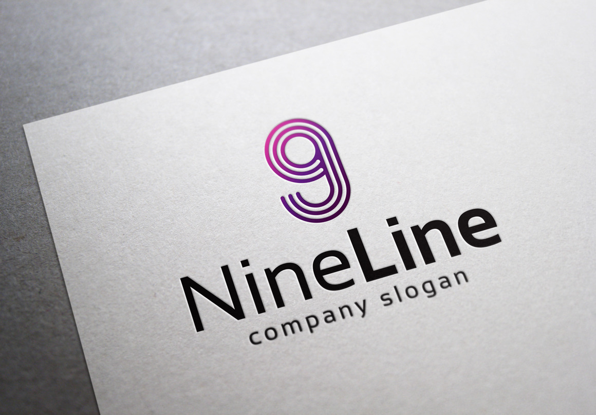 Nine Line Logo, a Branding & Logo Template by EmilGuseinov | Creative ...