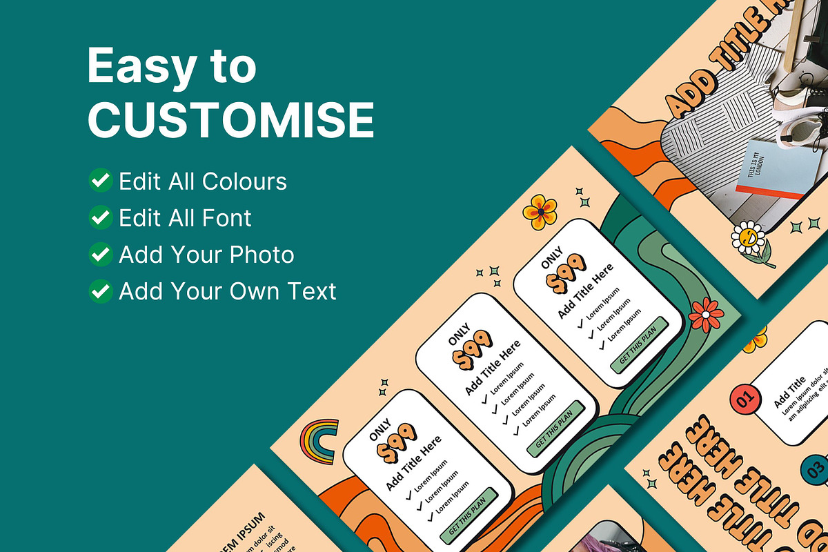 Retro 70's Powerpoint Template 2023, a Presentation Template by SKY ...