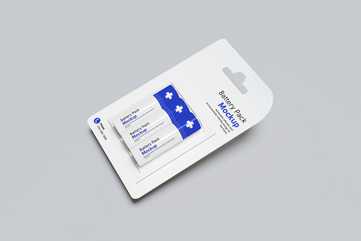 High Quality Battery Pack Mockup, an Advertising Mockup by swsi-studio