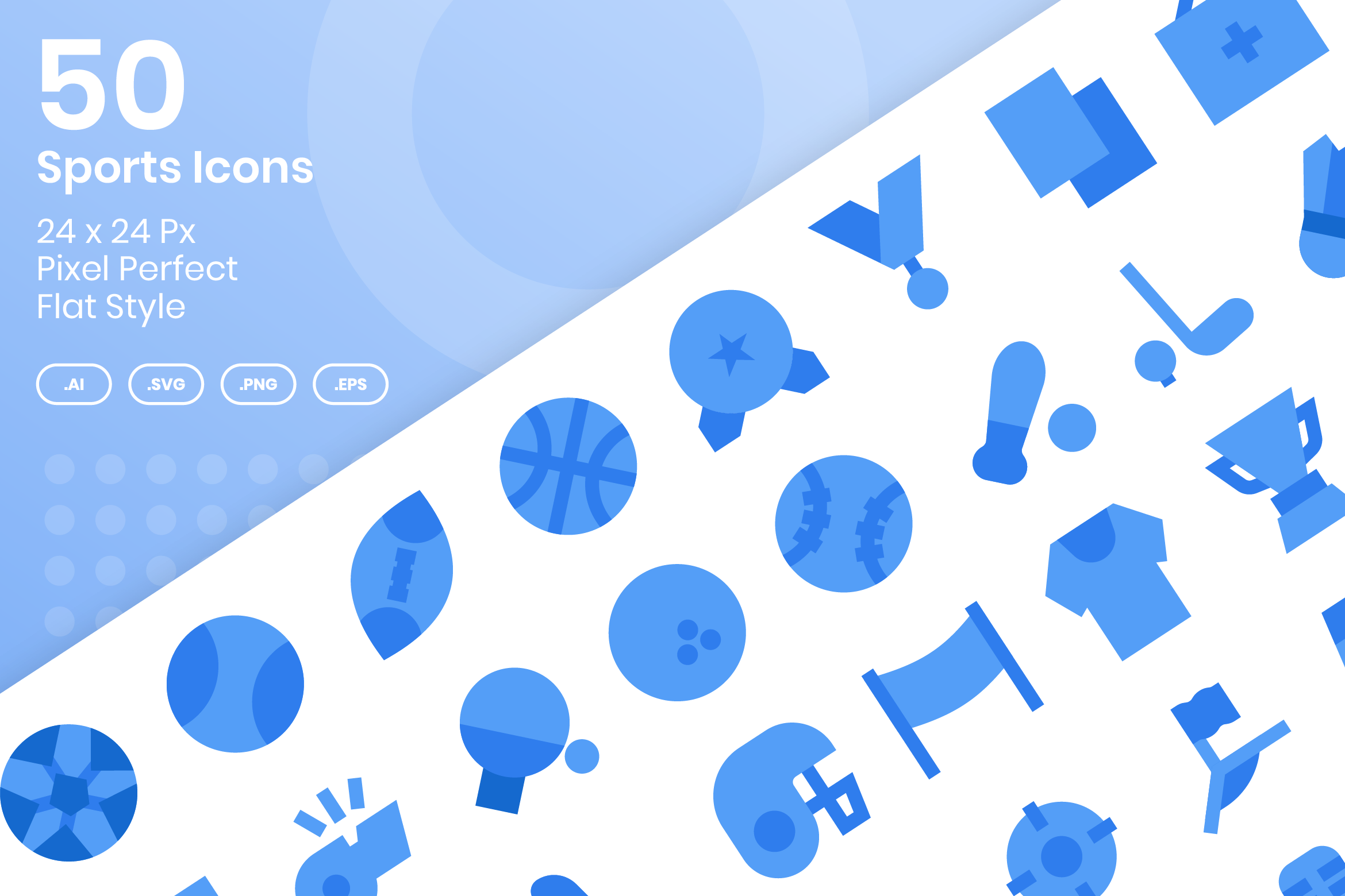 50 Sports - Flat | Creative Market