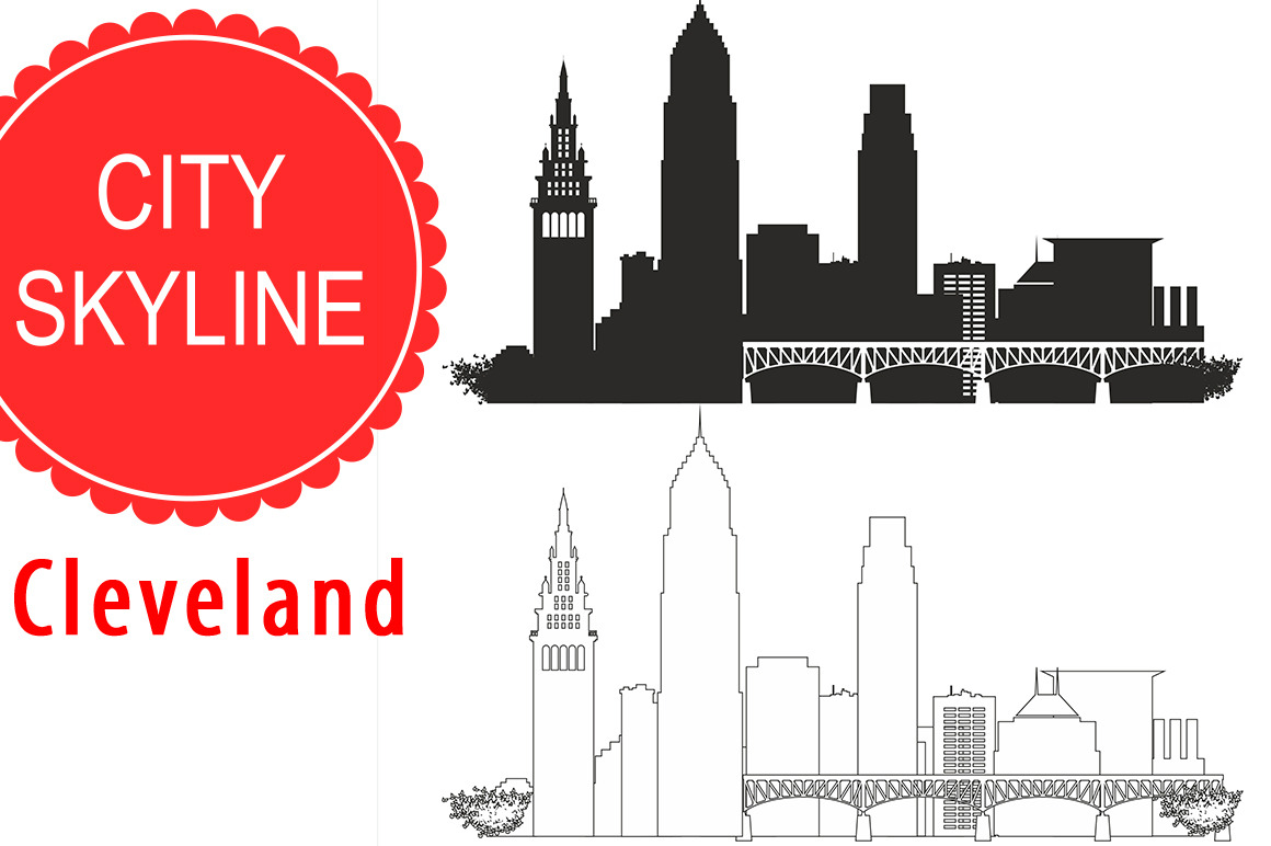 Cleveland vector, an Illustration by DimShop