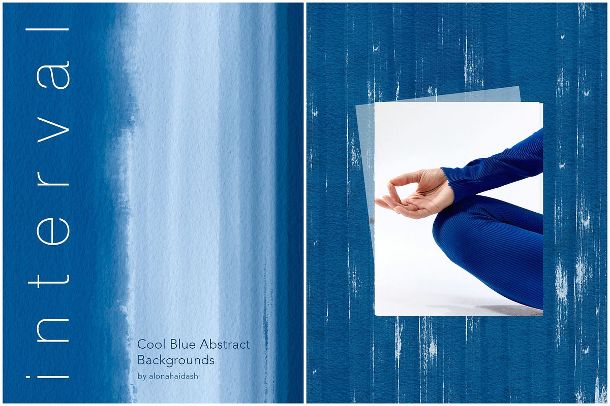 Interval Cool Blue Backgrounds, a Background Graphic by alonahaidash