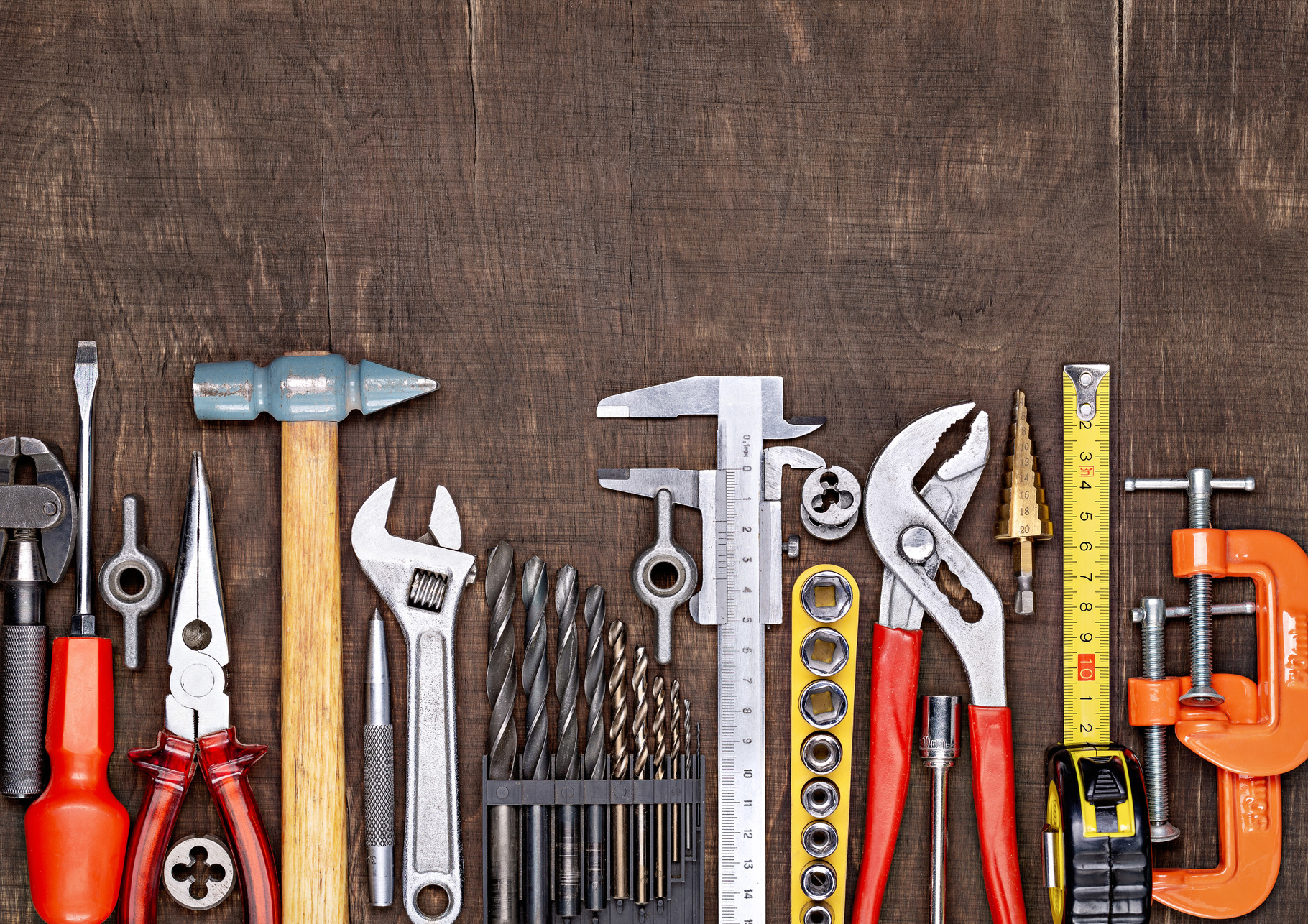 A set of working tools for homework featuring tool, diy, and equipment ...