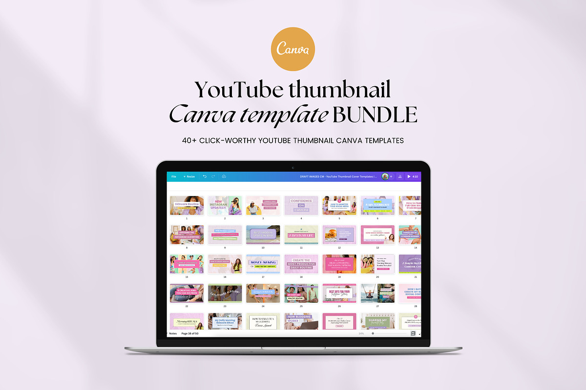 Canva YouTube Thumbnail Templates