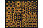 Mashrabiya Arabesque patterns, an Illustration by Vector Tradition