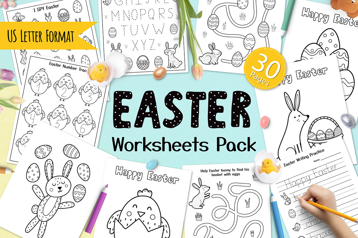 Easter Printable Worksheets Pack