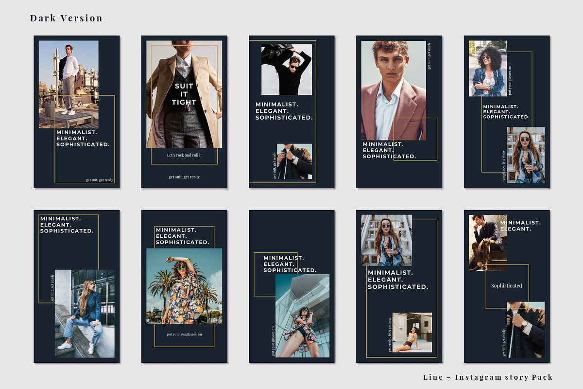 LINE - Instagram Stories Pack, a Social Media Template by deasign
