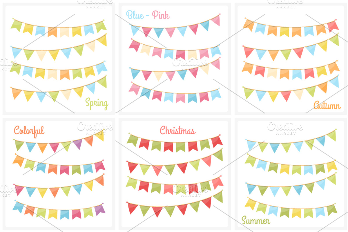 Bunting, a Graphic by PixMarket