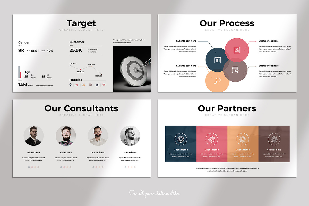 Consulting Presentation Template, a Presentation Template by ...