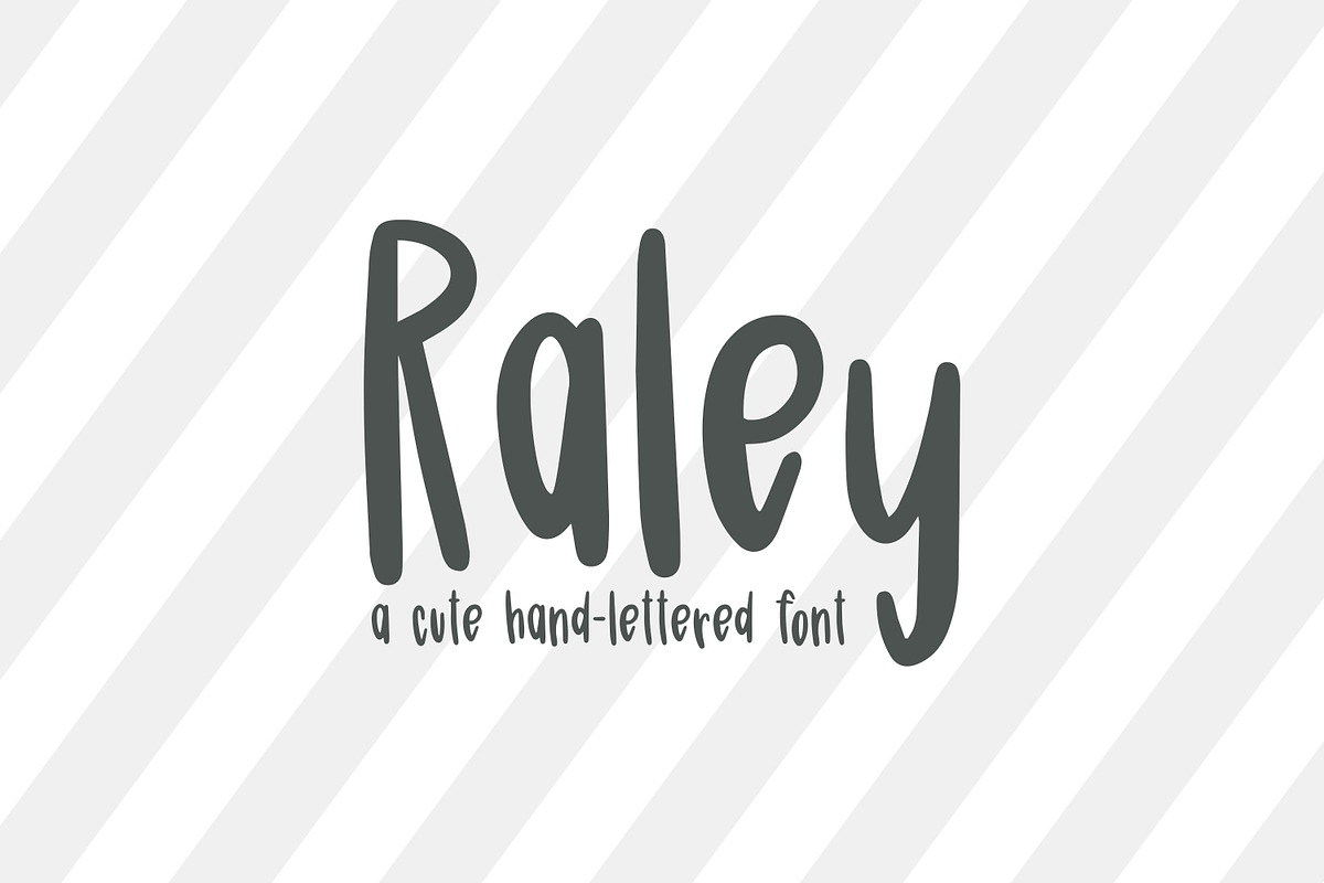 Raley, a Sans Serif Font by Affinity Grove