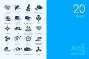 Wind icons, an Icon by Palau