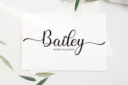 Bailey Script, a Script Font by Bosstype Studio