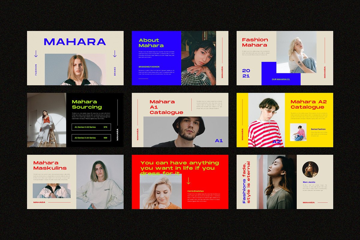 Mahara Urban Powerpoint, a Presentation Template by Typetemp Studio