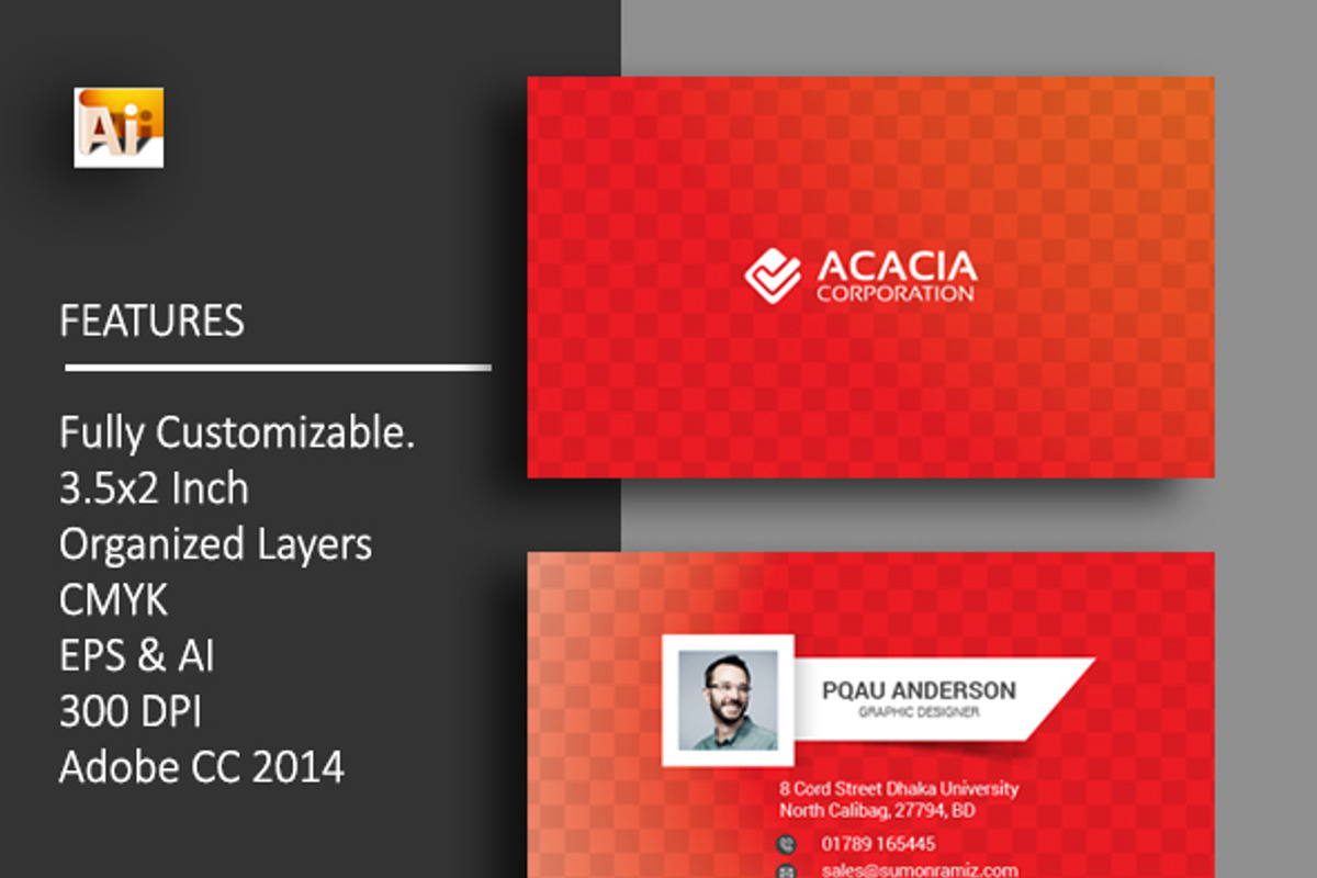 Aj Business Card, a Business Card Template by DesignGhar