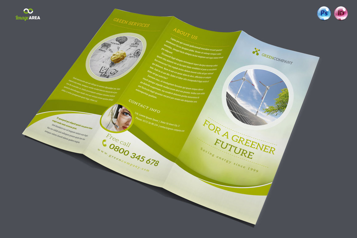Trifold Brochure Vol. 2, a Brochure Template by Imagination Area