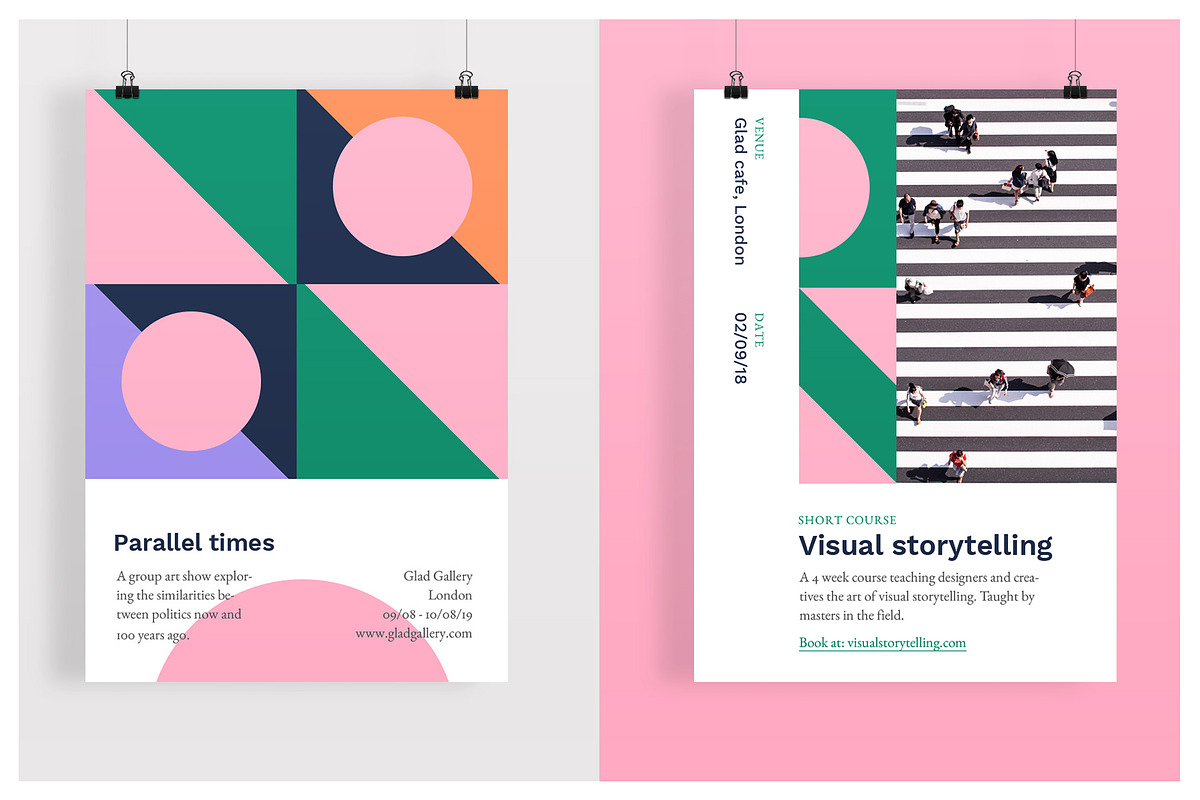 Instagram Posters with animations, a Social Media Template by dookit studio