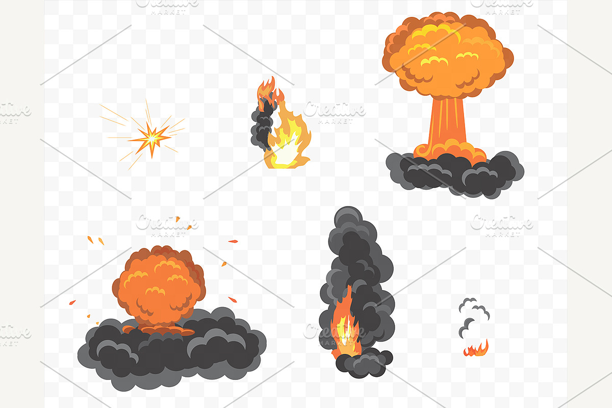 Explosion animation alpha background, a Background Graphic by Lemberg ...