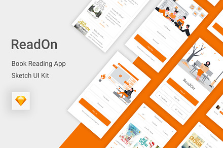 Pustak - Book Reading UI Kit (Figma), an UI Kit Template by themelove