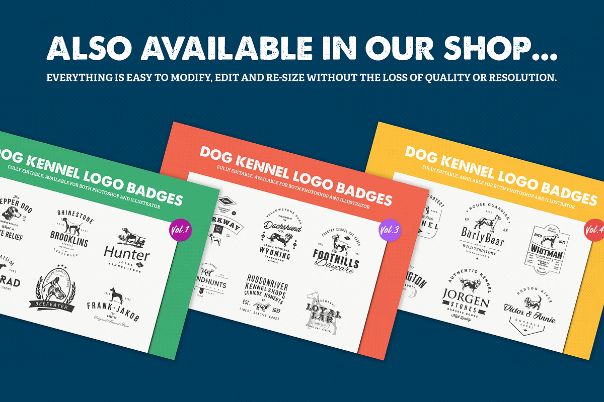 Dog Kennel Logo Badges Vol.2, a Branding & Logo Template by ...