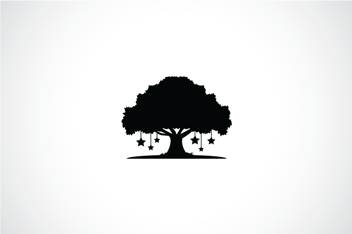 Tree & Stars Logo Template, a Branding & Logo Template by Heavtryq Design